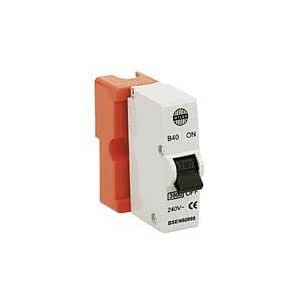 WYLEX 40A SP Type B Curve MCB (S77992F) : Amazon.co.uk: DIY & Tools