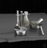 Amazon.com: Shaving Shave Set "Mach 3" Razor Badger Brush w/Stand on ...