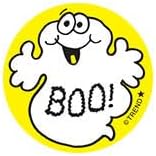Amazon.com: Boo!/Coconut Scent Scratch 'n Sniff Retro Stinky Stickers ...