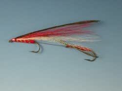 Amazon.com : Red and White Bucktail Tandem Streamer Fly : Wet Fishing ...