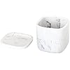Amazon.com: Vigar Zense White Marble Square Decorative Containers with ...