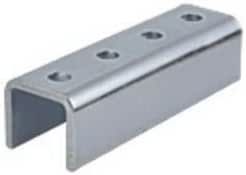 Unistrut P1377EG Electrogalvanized 1/4 Inch Steel 4 Hole U Shape ...