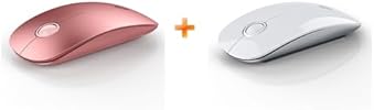 Amazon.com: RAPIQUE Bluetooth Wireless Mouse - (BT5.1+USB) Slim Dual ...