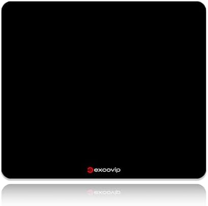 EXCOVIP Black Glass Mouse Pad Gaming Portable Work Mouse mat Printing ...