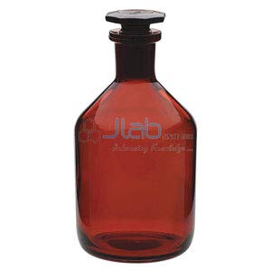 JLab Reagent Bottle (Narrow Mouth), Amber Color, 1000ml (pack of 2 ...