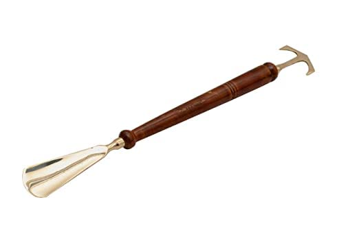Buy Skywalk Metal Brass Shoe Horn with Wooden Handle at Amazon.in