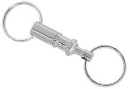 Pull-Apart Quick Release Metal Key Ring : Amazon.co.uk