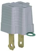 Amazon.com: Adapter W/Ground Gray 2pk : Electronics