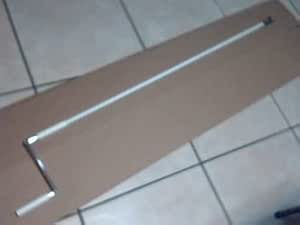 ABA Crank Handle Pole for Roll Shutters, Crank Handle Pole with Bell, 5 ...