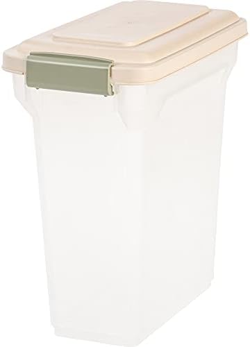IRIS USA Contenedor hermético para alimentos con pala, hasta 30 libras ...