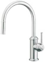 Aqua Brass Single Lever Kitchen Faucet W/ Pull-Down Spray Royal ...
