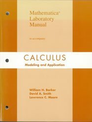 Calculus Modeling and Applications Mathematica: Smith, David A., Barker ...