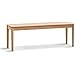 Amazon.com - Hymus 100% Solid Fraxinus Mandshurica Wood Bench, Rounded ...