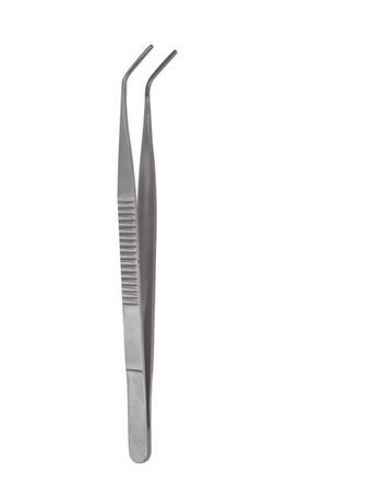 SCULAPE Stainless Steel Dissecting Forceps- Atraugrip Debakey Dissecting Forceps Angled- 15 cm ...
