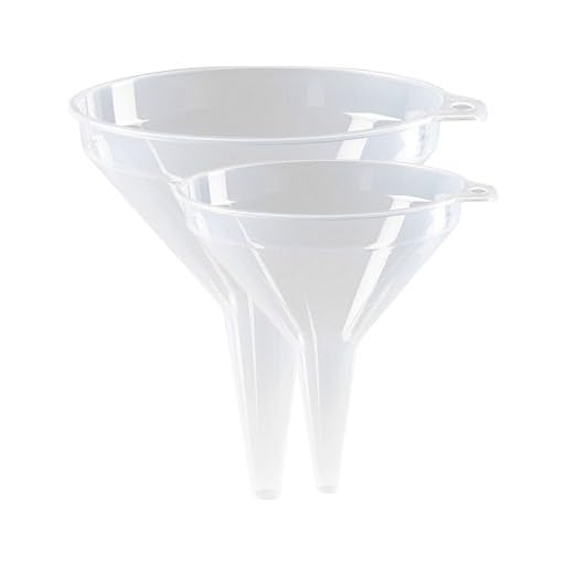 METALLIC TURTLE Set Of 2 – Funnel (13 & 15 cm) | Plastic Clear Funnel ...