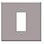 OVERSIZED JUMBO Metal Switch Plate, 2 Gang Decora Cover Plate (for 1 ...