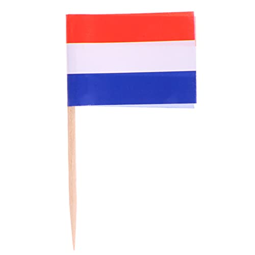WINOMO 200Pcs Nederland Vlag Nederlandse Tandenstoker Vlaggen Mini Stok ...