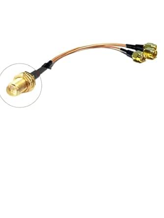 Amazon.com: Wiring Connecting Terminals RP SMA Female Inner Pin to 3X ...