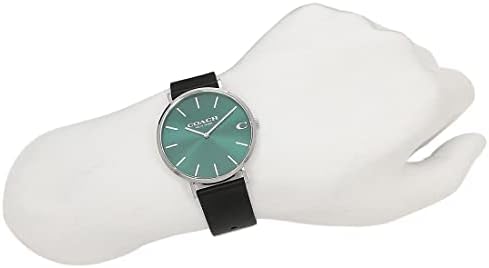 Amazon | [コーチ] 時計 メンズ チャールズ41MM クォーツ グリーン ブラック 14602436 [並行輸入品] | 腕時計 ...