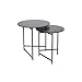 Amazon.com: SSWBasics Nesting Tables - Round Black (Display Tables ...