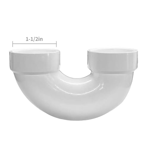 PVC Pipe, Adjustable P Trap 1 1/2 Inch, Fitting for RV Drain Bathroom ...