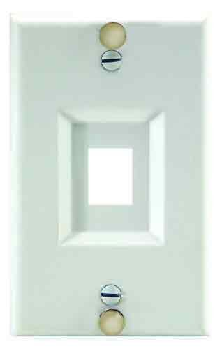 Snapklik.com : Legrand - OnQ 1 Port Keystone Single Gang Wall Plate ...