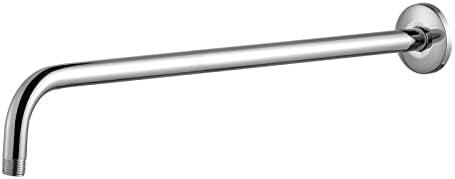 OFFO Shower Arm with Flange, 24 in Wall Mount Replacement Angle Shower ...