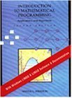 Amazon.com: Introduction to Mathematical Programming Applications and Algorithms (for Windows ...