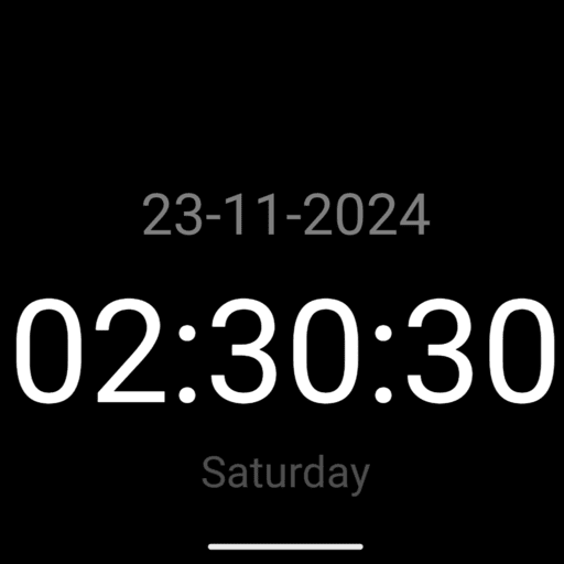 Minimal Aesthetic Digital Clock-Amazonアプリストアのアプリ