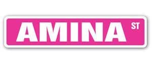 Amazon.com: AMINA Street Sticker Sign name childrens room door gift kid ...