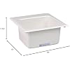 Mustee 20 Bar Sink, 15-Inch x 15-Inch, White - Amazon.com