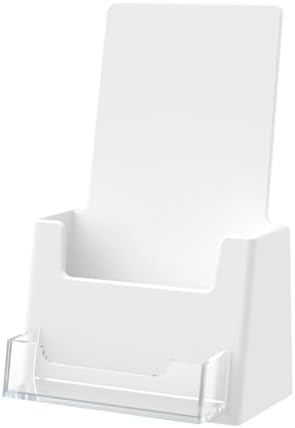 Amazon.com: Marketing Holders Acrylic Brochure Holder with Card Slot ...