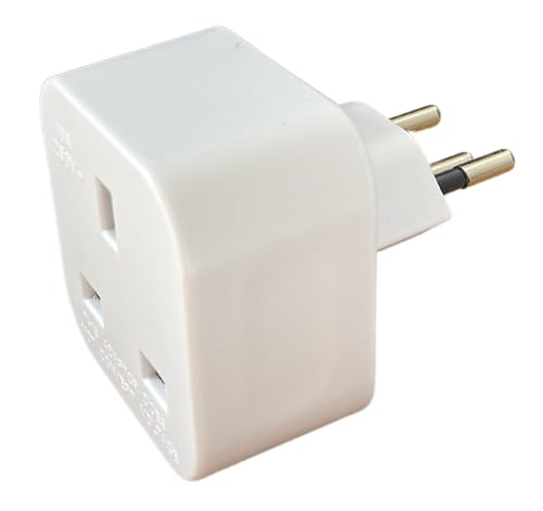 UK to Swiss Switzerland Rwanda Liechtenstein Travel Adaptor Adapter 3 ...