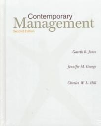 Contemporary Management: Jones, Gareth R.; George, Jennifer M.; Hill ...