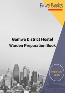 Garhwa District Hostel Warden Preparation Book [Paperback] Fawo : Fawo ...
