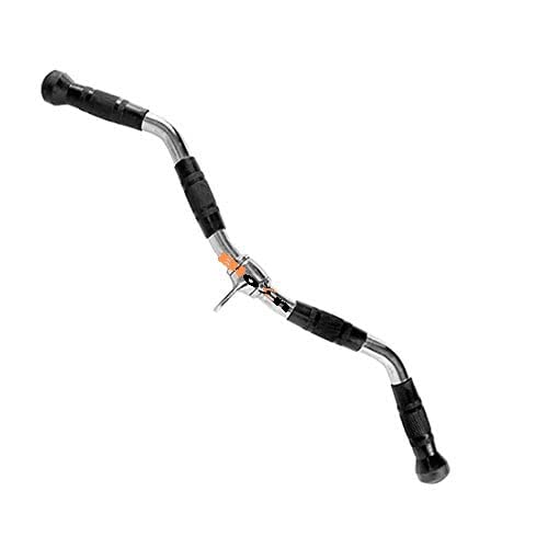 BLOXN Zig Zag Curl Bar Handle | Solid Curl Handle for Triceps/Biceps ...