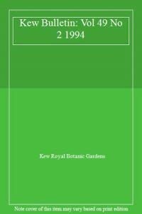 Buy Kew Bulletin: Vol 49 No 2 1994 Book Online at Low Prices in India ...