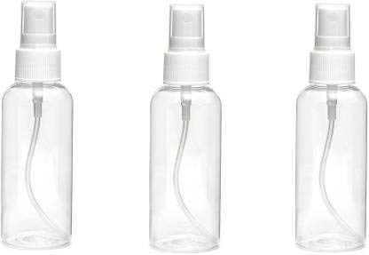 Flemco APX Transparent Empty Spray Mist Refillable Bottle (Pack of 3 ...