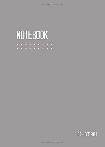 Dot Grid Notebook B6: Bullet Journal Notebook Gray for Writing and ...