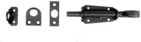 Forged Iron Scroll Surface Bolt - Black - Amazon.com
