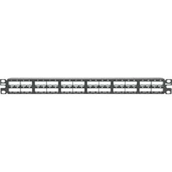 Amazon.com: Panduit CP48HDBL Shielded High Densitty Modular Patch Panel ...