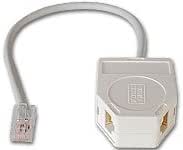 Amazon.com: CONNECT EXC 911776 RJ45 Line Splitter - White : Electronics