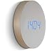 Ginkgo GK01B6 Click Clock Aluminium LED Wall Clock, Blue : Amazon.co.uk ...