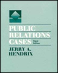 Amazon.com: Public Relations Cases: 9780534248406: Hendrix, Jerry A.: Books