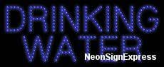 Amazon.com: Drinking Water LED Sign : Office Products