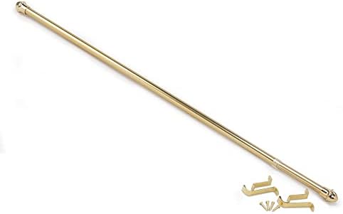 Amazon.com: Fantasia Cafe Decorative Window Curtain Rod, 48"- 86 ...