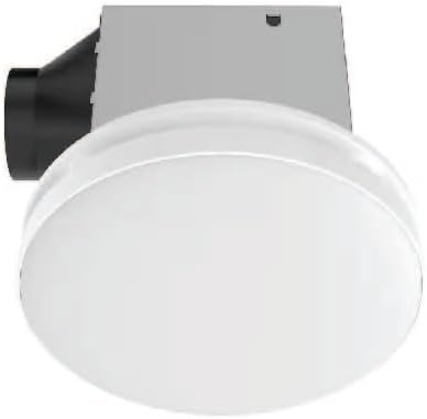 Commercial Electric LED Bathroom Exhaust Fan with Humidity Sensor, 80/ ...