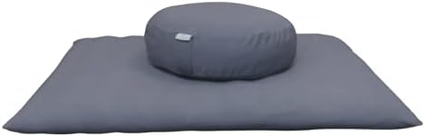 NutriBuck® Round Zafu & Zabuton Meditation Yoga Mat Cushion Combo ...