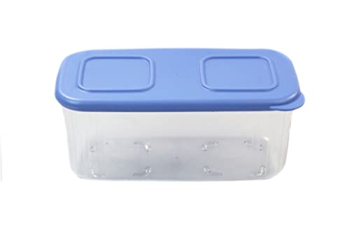 Tupperware Clear Mates Fridge 460 ml Clear Blue Fresh Tower Container ...