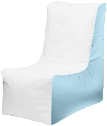 Amazon.com: Ocean-Tamer Wedge Marine Bean Bag - White/Ice Blue : Home ...
